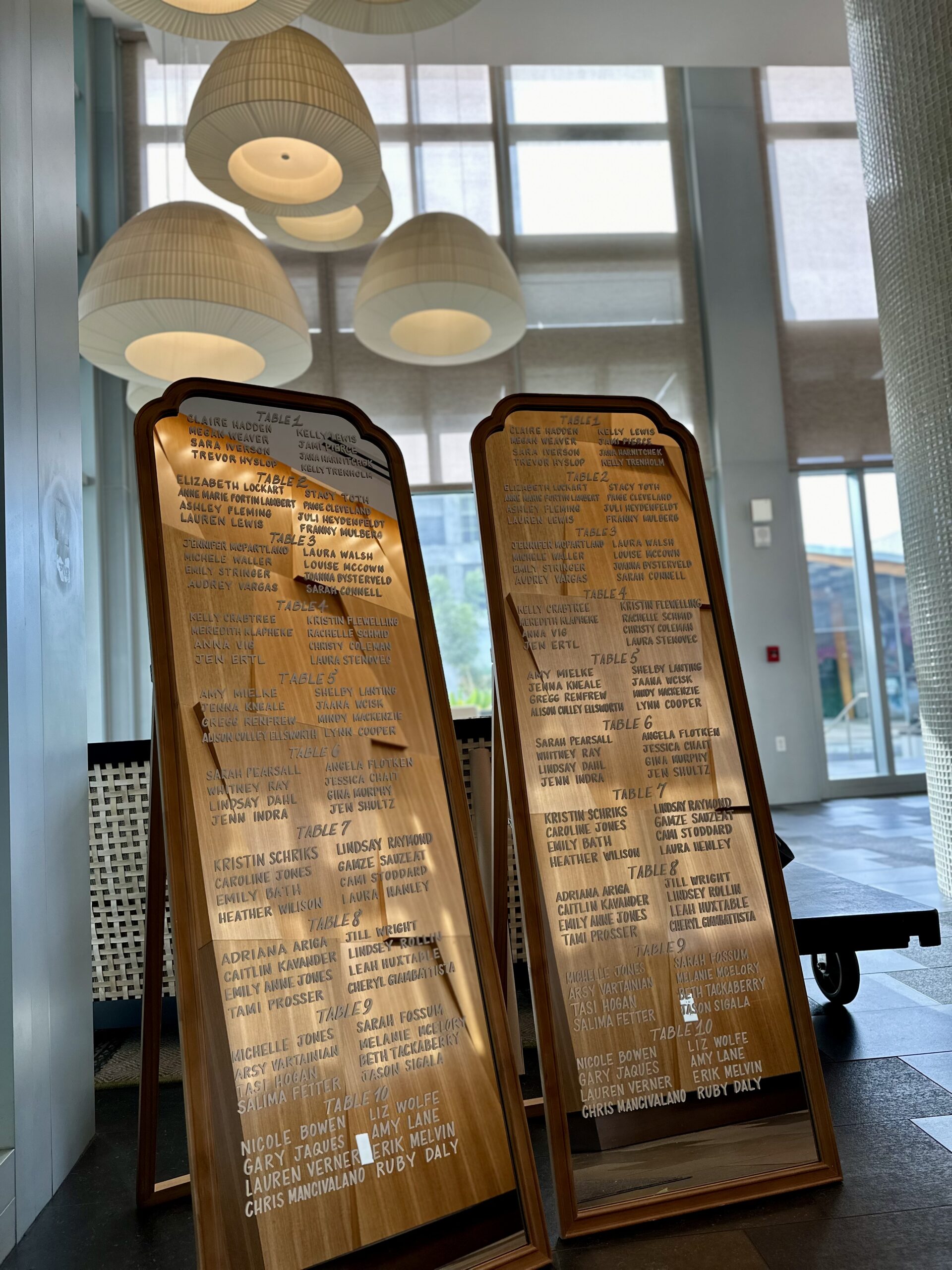 Mirror Seating Chart – EV Calligraphy